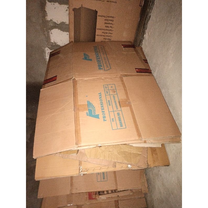 Jual kardus/dos packing bekas kondisi 95% 1kg isi bersih super jumbo ...
