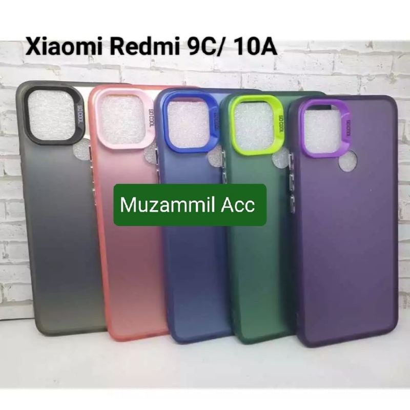 Jual SOFT CASE IMD HYBRID PLATE HOLOGRAM REDMI 9C / 10A CASING SILIKON ...