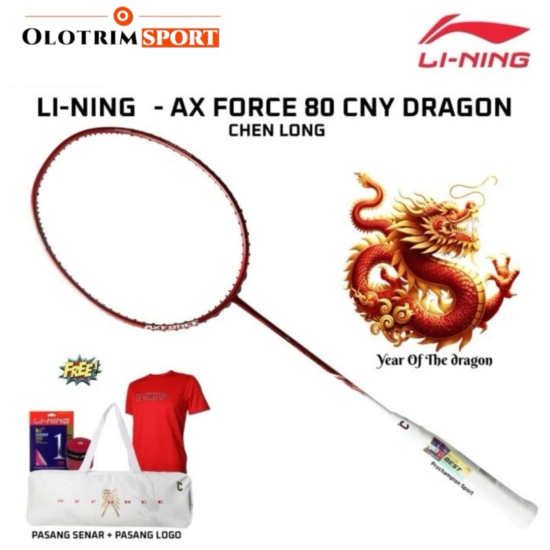 Jual Raket Badminton LINING AXFORCE 80 CNY CHINESE NEW YEAR SPECIAL ...