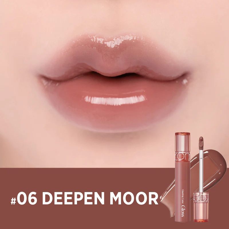 Jual ROMAND Glasting Color Lip Gloss / Moisturizing Mirror Lip Gloss | Shopee Indonesia