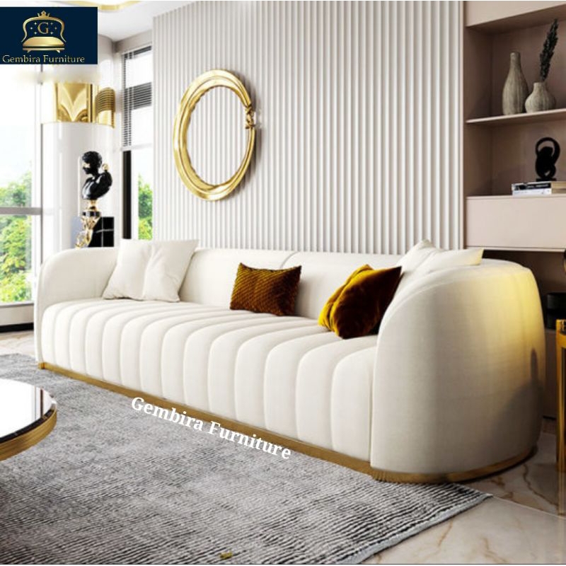 Jual Sofa mewah ala hotel tamu kerang minimalis mermaid elegant modern ...