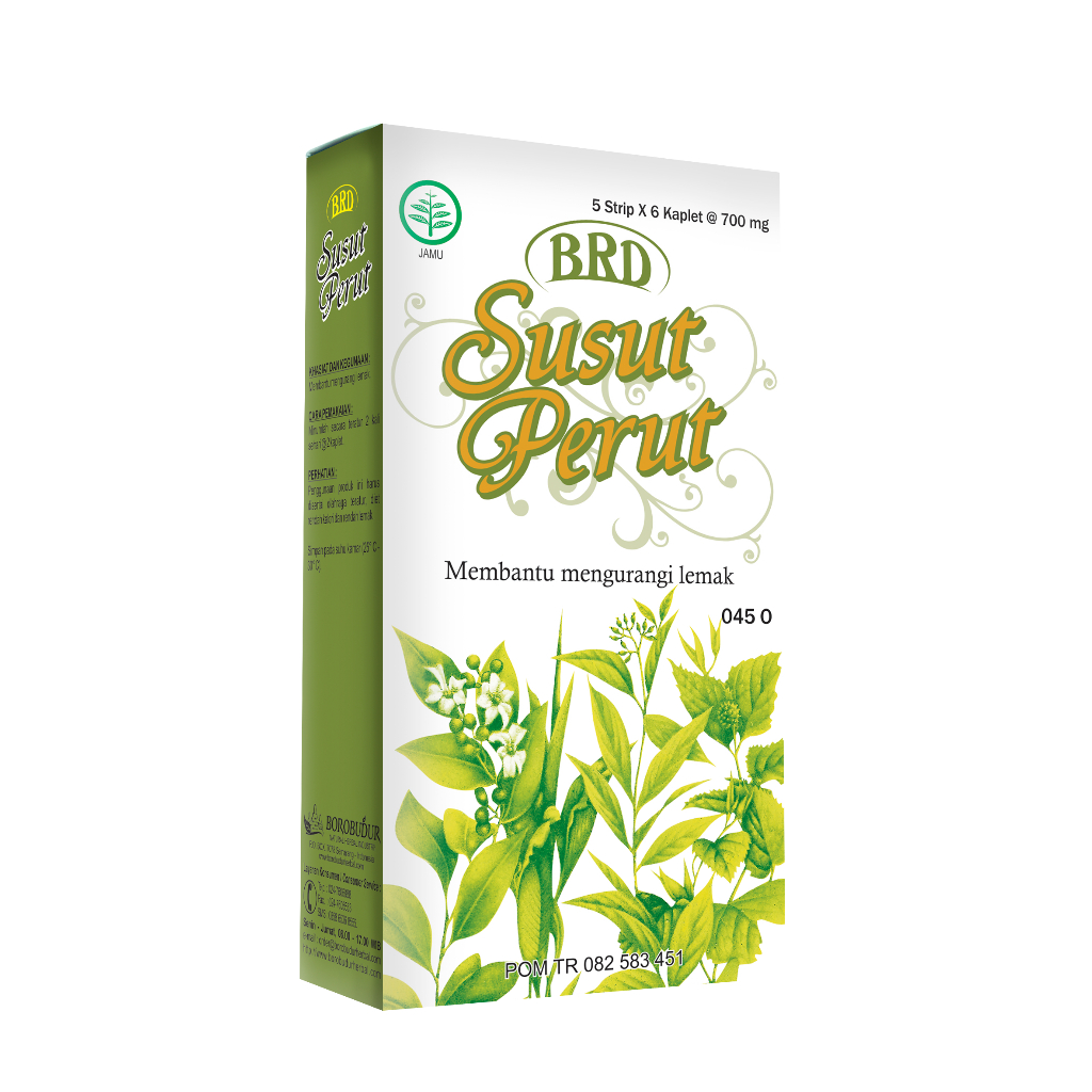 Jual Borobudur Herbal Jakarta - BRD Susut Perut 30 Kaplet - Membantu ...