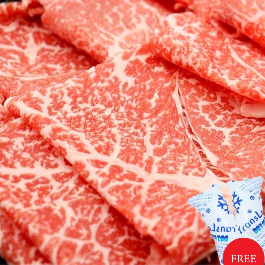 Jual Wagyu Beef Japanese Ribeye A5 / A4 sliced 3mm 250gr | Shopee Indonesia