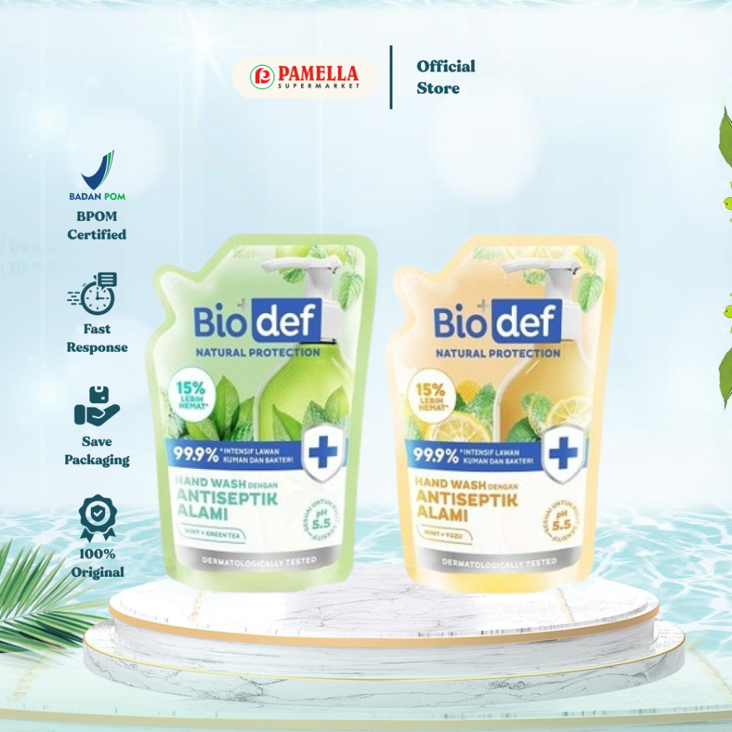 Jual Biodef Hand Wash Reffil Pouch 200ML (PAMELLA SUPERMARKET) | Shopee ...