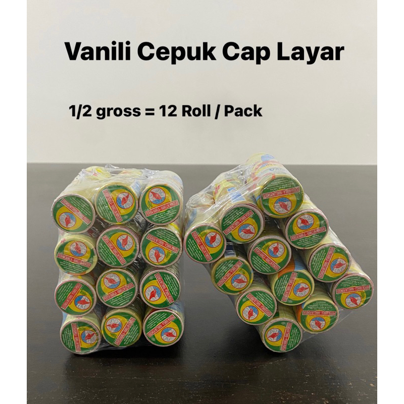 Jual vanili cepuk cap layar / vanili cepuk 1/2 gross | Shopee Indonesia