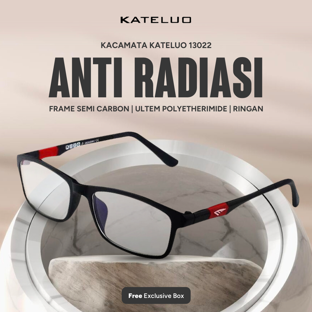 Jual Kacamata Anti Radiasi Bahan Titanium | Multiple Color | Frame Carbon | Kateluo | Shopee ...