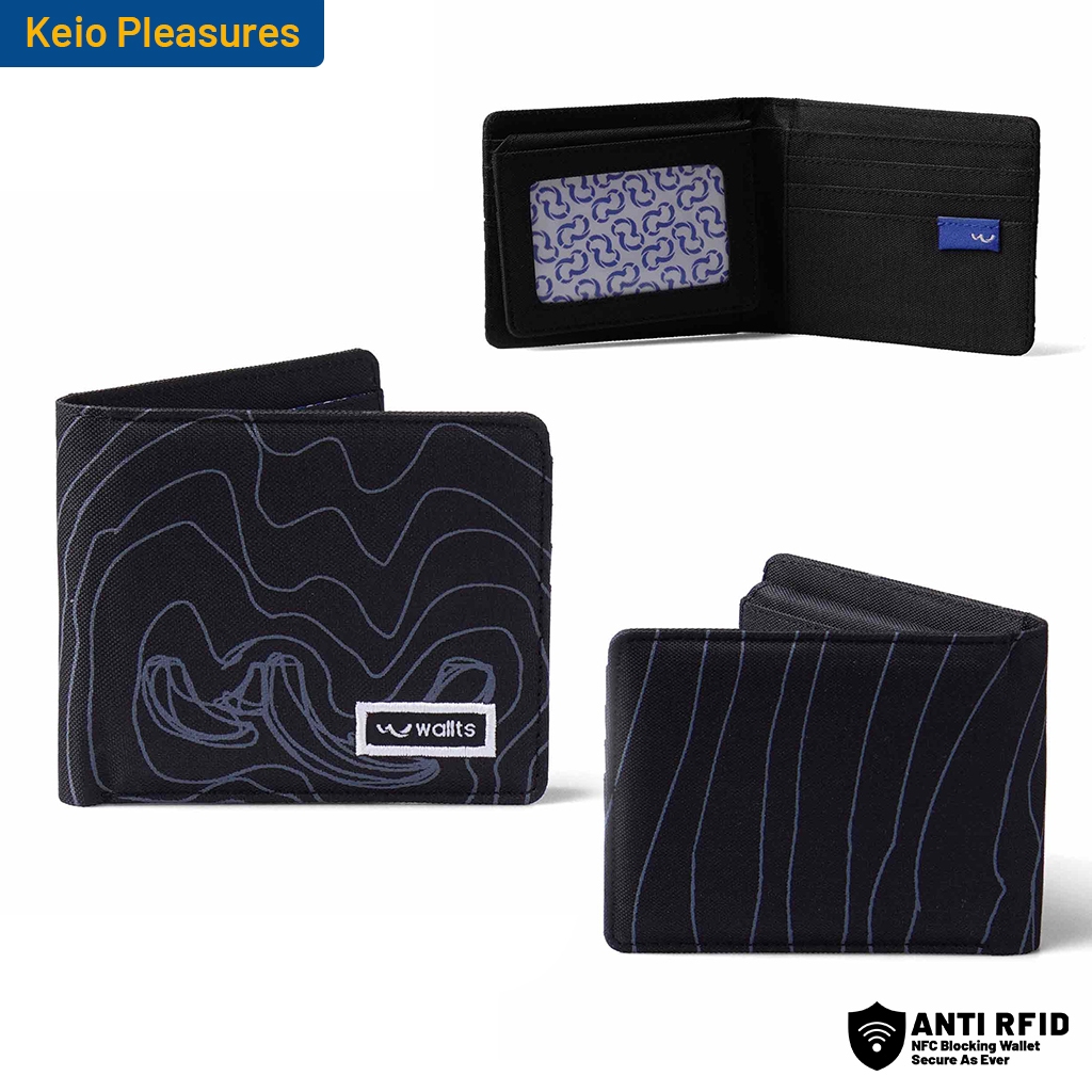 Jual Wallts Dompet Lipat Kanvas Pria Anti Air - Keio Motif | Shopee Indonesia