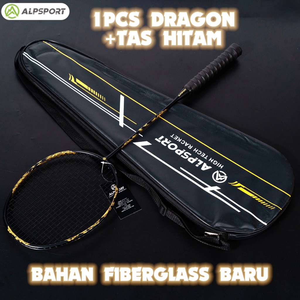 Jual ALPSPORT New Cherry Badminton Racket 100% Serat Karbon Penuh ...