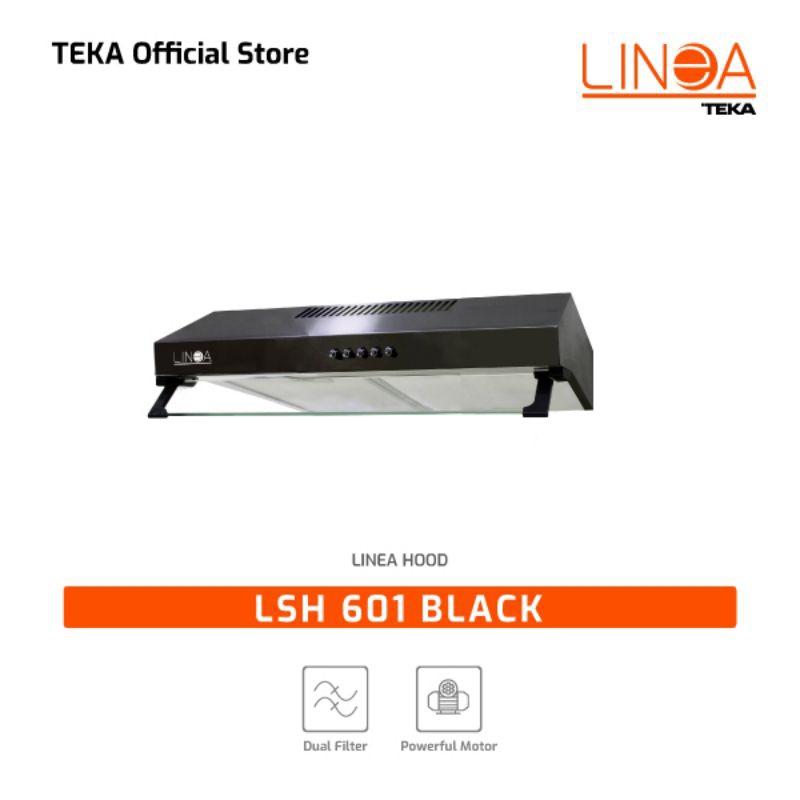 Jual Linea Teka LSH 601 Black Slim Hood 60cm | Shopee Indonesia