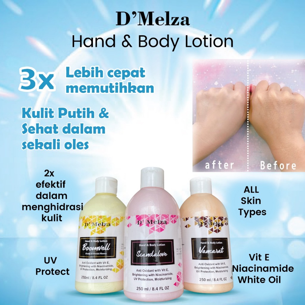 Jual Body Lotion - 250ml Membantu Mencerahkan Glowing Niacinamide Tubuh ...