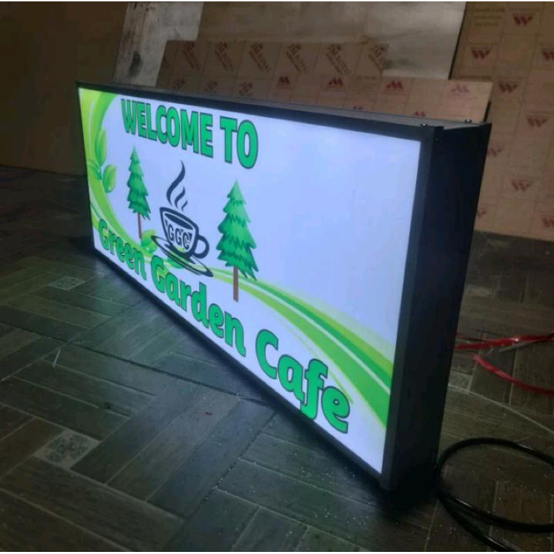 Jual NEON BOX UKURAN 120cm x 60cm | Shopee Indonesia