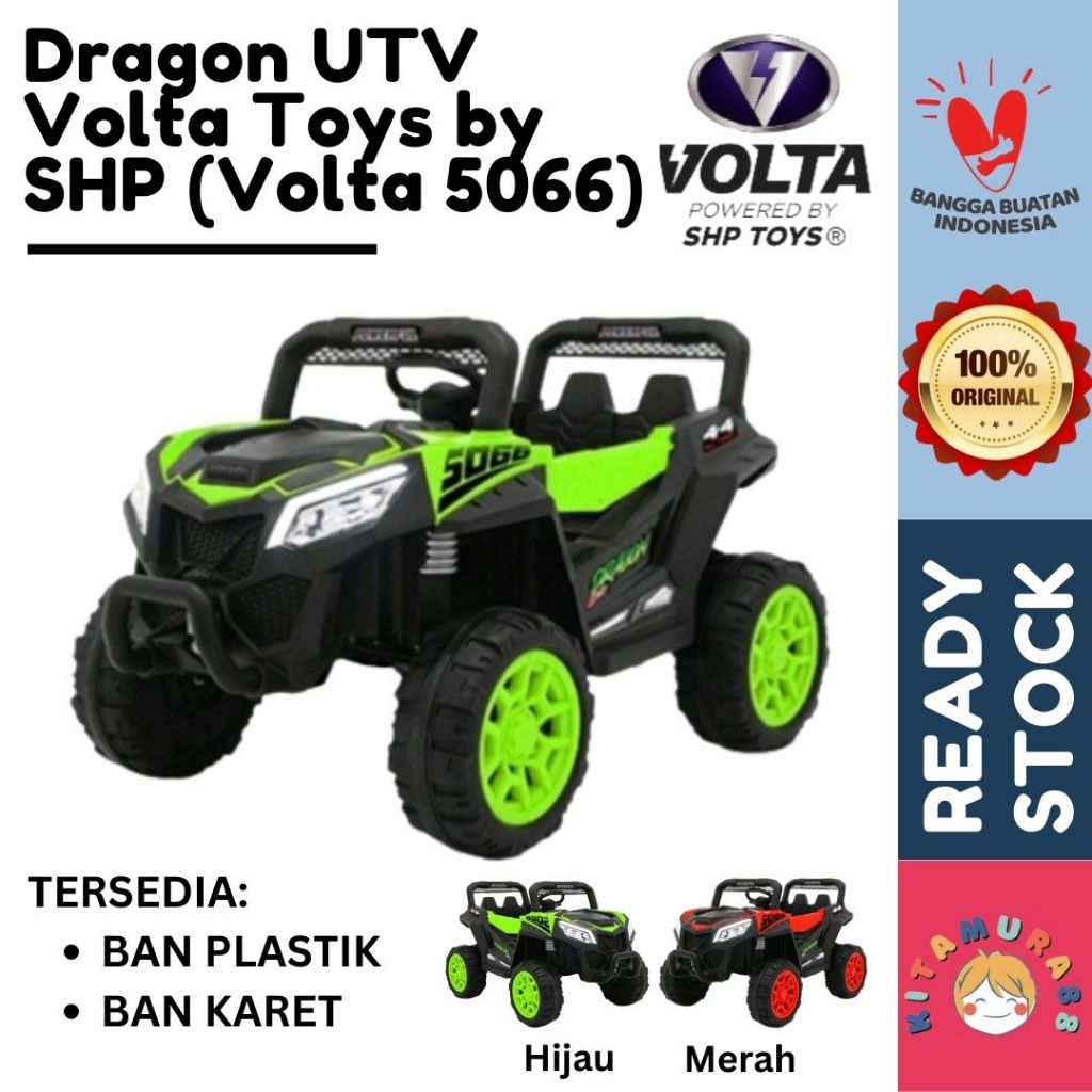 Jual Mainan Maenan Anak Mobil Aki Volta 5066 UTV Dragon SHP Toys Keren ...