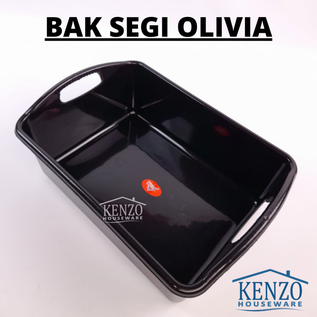 Jual Bak Segi OLIVIA HITAM ALEXISH Baskom Segi Kecil Bak Murah Persegi ...