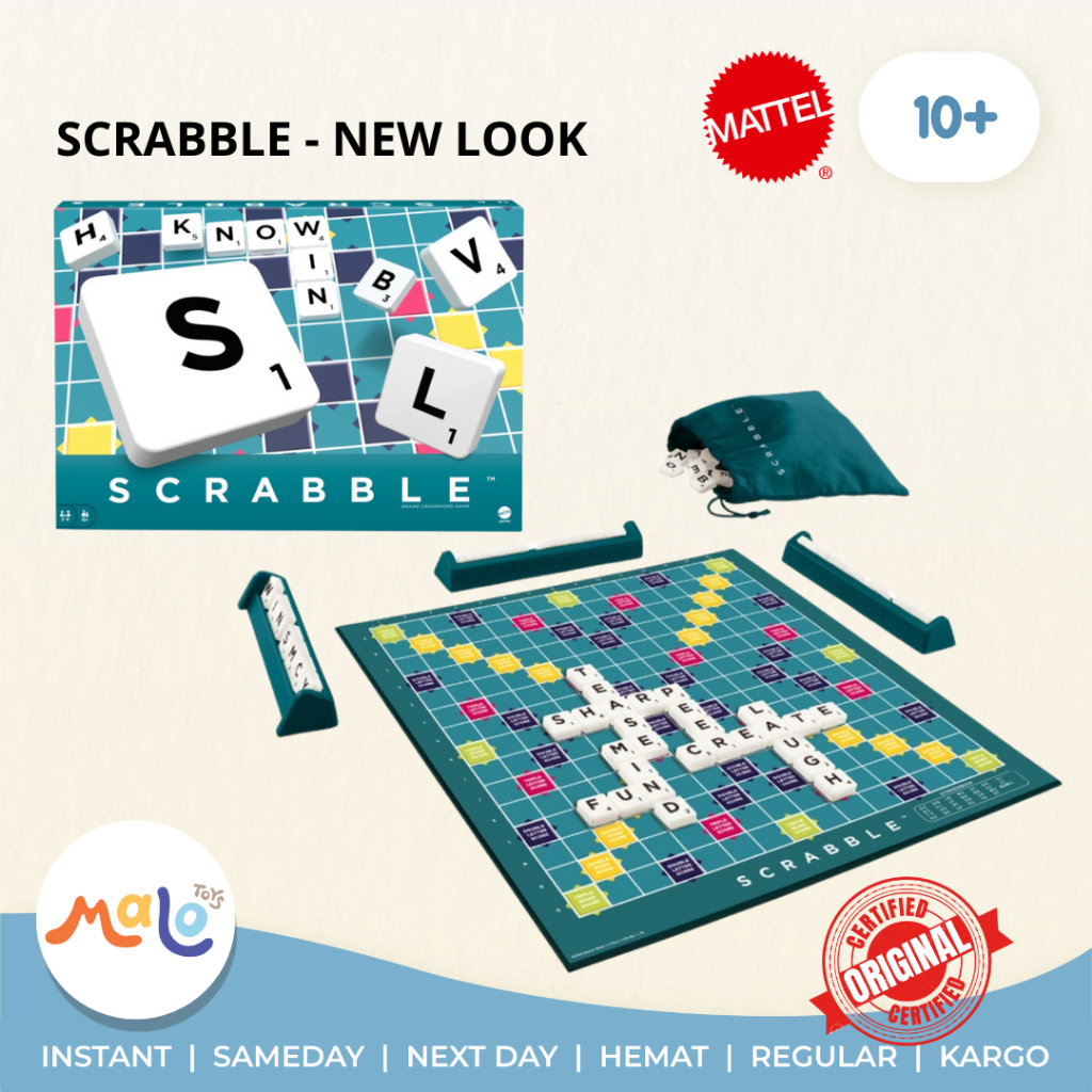 Jual MALOTOYS - Scrabble [ORIGINAL] HARRY POTTER MATTEL Games English ...