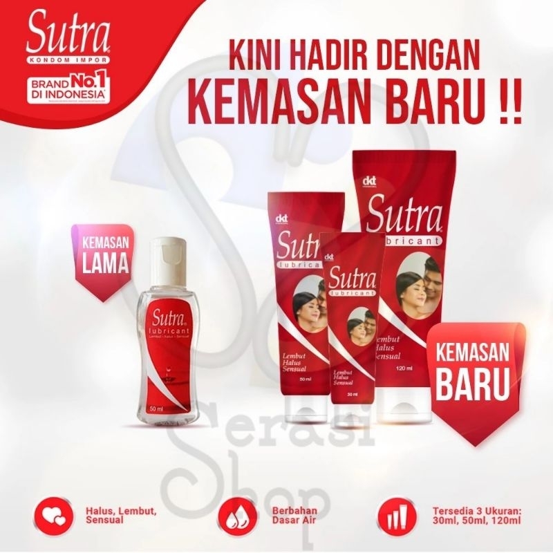 Jual Sutra Gel 50ml / Sutra Lubricant 30ml / Sutra Lubrikan 50ml ...