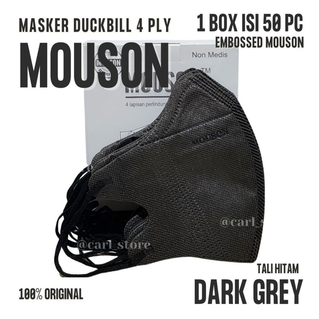 Jual MASKER MOUSON DUCKBILL 4PLY NON MEDIS ISI 50 PC ORIGINAL | Shopee ...