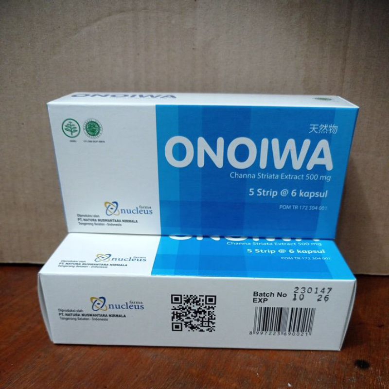 Jual onoiwa kapsul ekstrak ikan gabus 1 box 30 kapsul | Shopee Indonesia