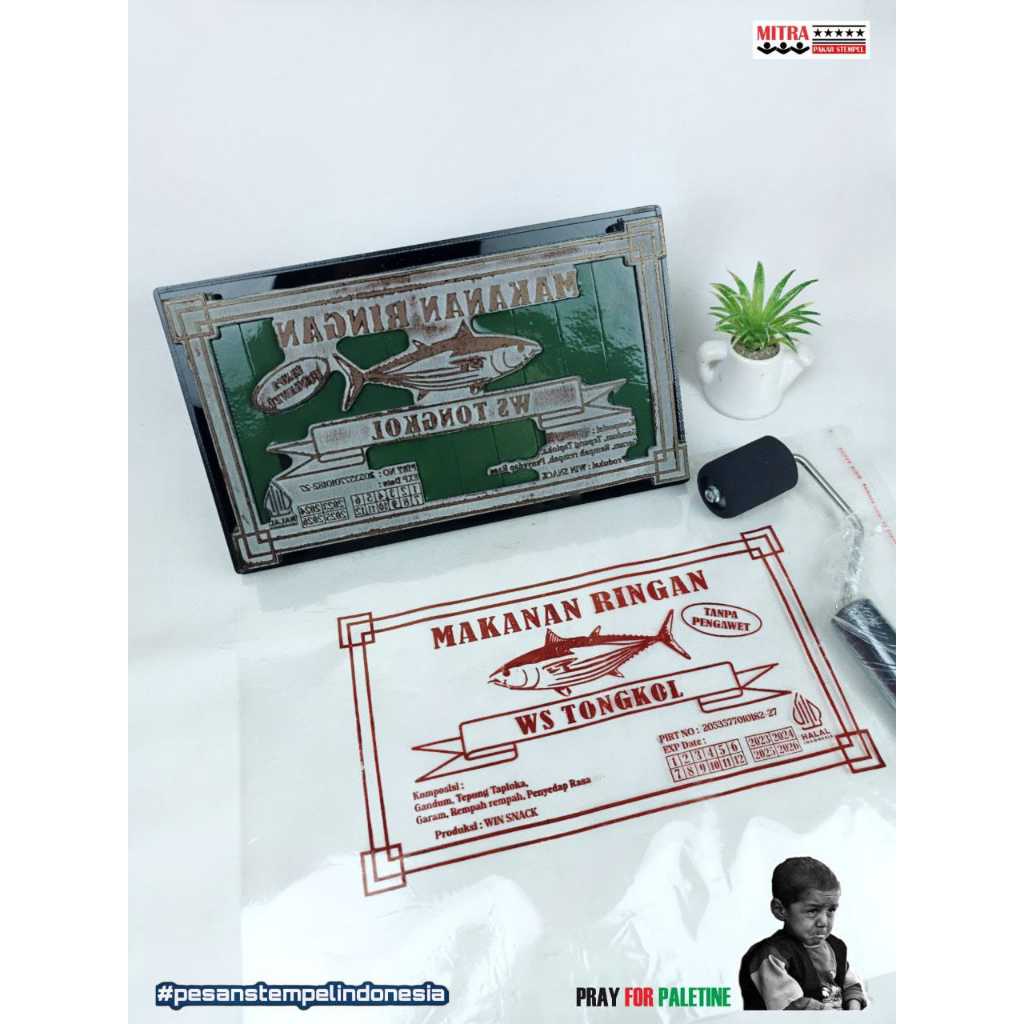 Jual Jual stempel kemasan plastik stempel plastik custom | Shopee Indonesia