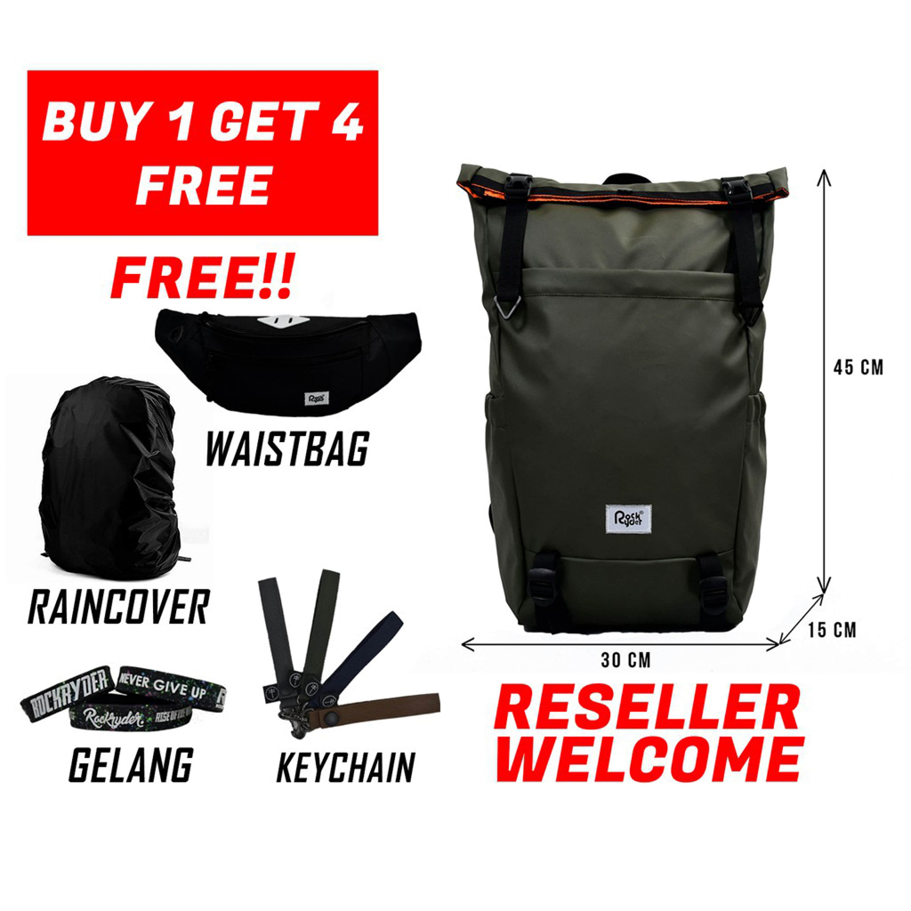 Jual RO 04 Tas Ransel Backpack Rockryder gendong distro Bag pack pria ...