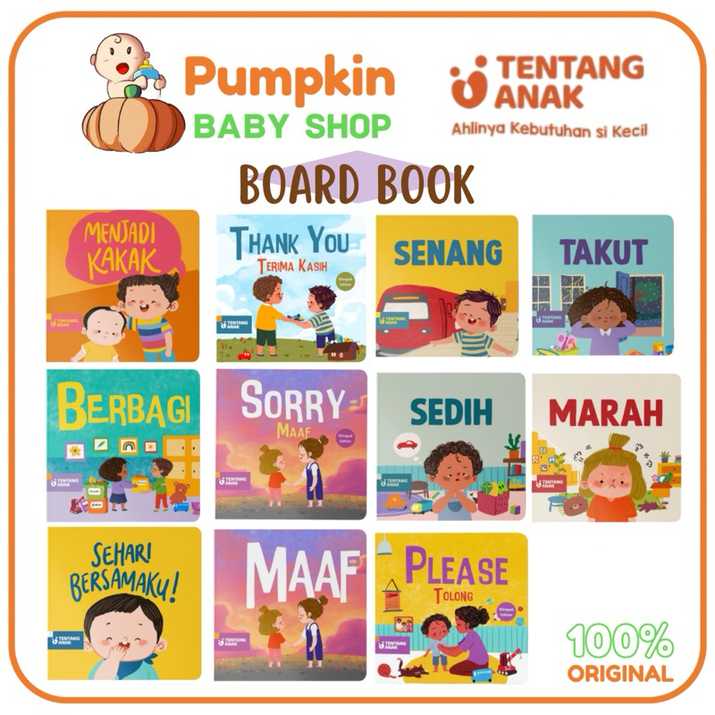Jual Tentang Anak Board Book - Buku Cerita Bergambar Anak | Shopee ...