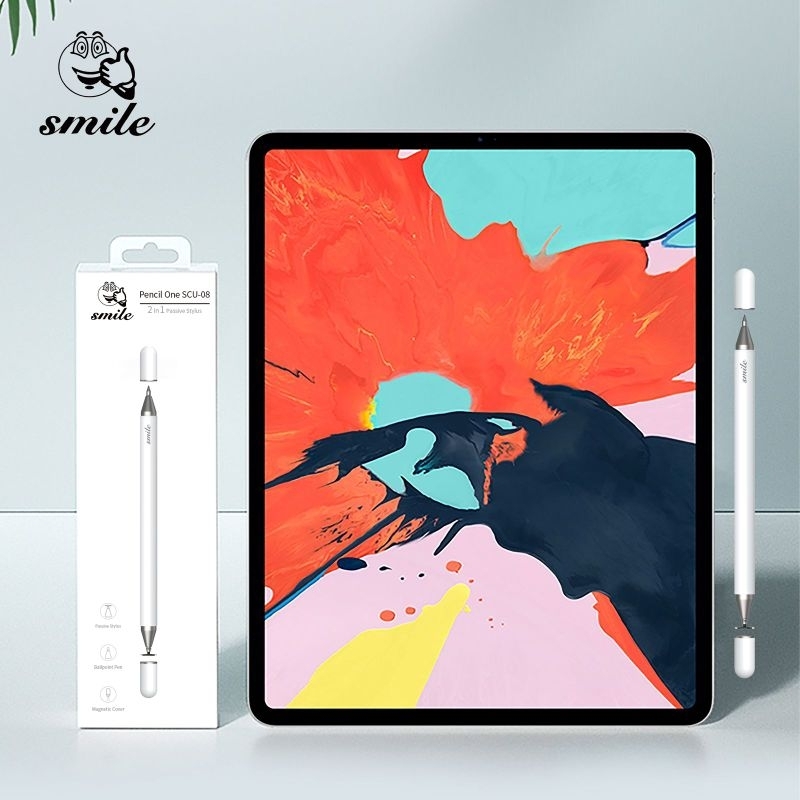 Jual Stylus SMILE Pencil One 2 in 1 With Pen Stylus Android IOS ...