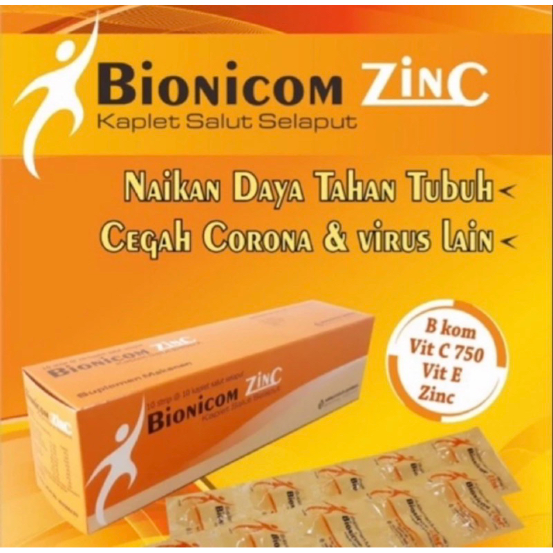 Jual Bionicom Zinc Multivitamin 1box | Shopee Indonesia