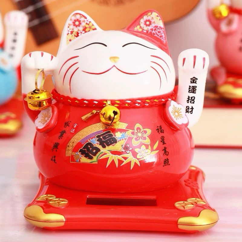 Jual Pajangan manekineko / kucing hoki / pajangan keramik / luckycat ...