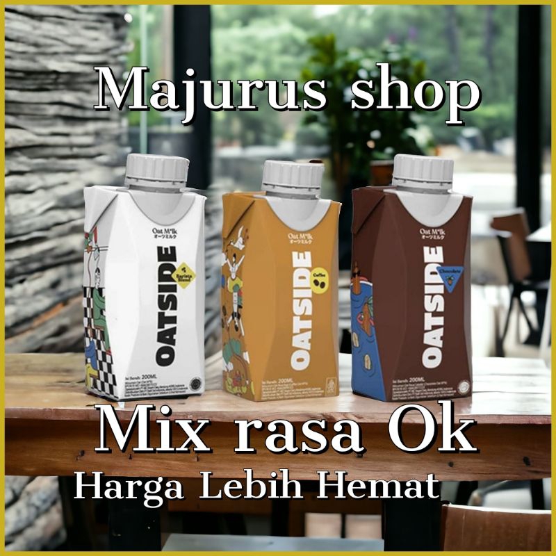 Jual Susu Oatside Mini CAP Botol 200 ml (200mlx24pcs) | Shopee Indonesia