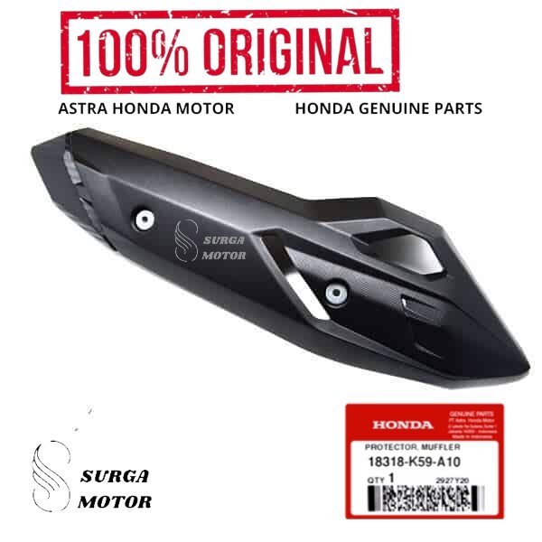 Jual Cover Muffler Tutup Protector Protektor Pelindung Knalpot Vario 125 150 ESP Guards Penutup ...