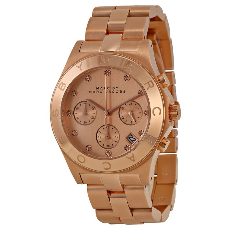 Jual Jam Tangan Wanita Marc Jacobs Blade Chronograph Stainless Steel ...