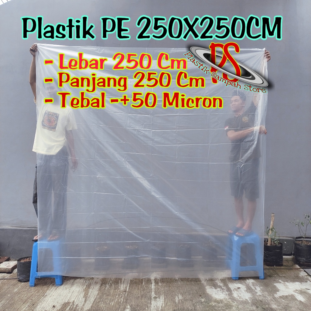 Jual Plastik Bening 250 x 250 Cm Cm / Plastik Pembungkus Kasur 200 Cm ...