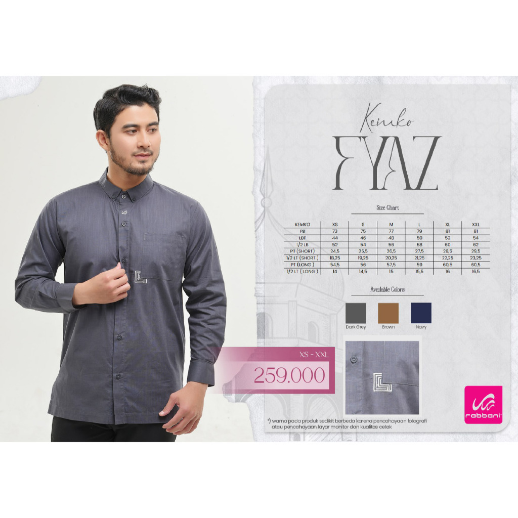 Jual Rabbani - Kemko Fyaz Mst / Kemeja Koko Kemko Rabbani Terbaru Murah ...