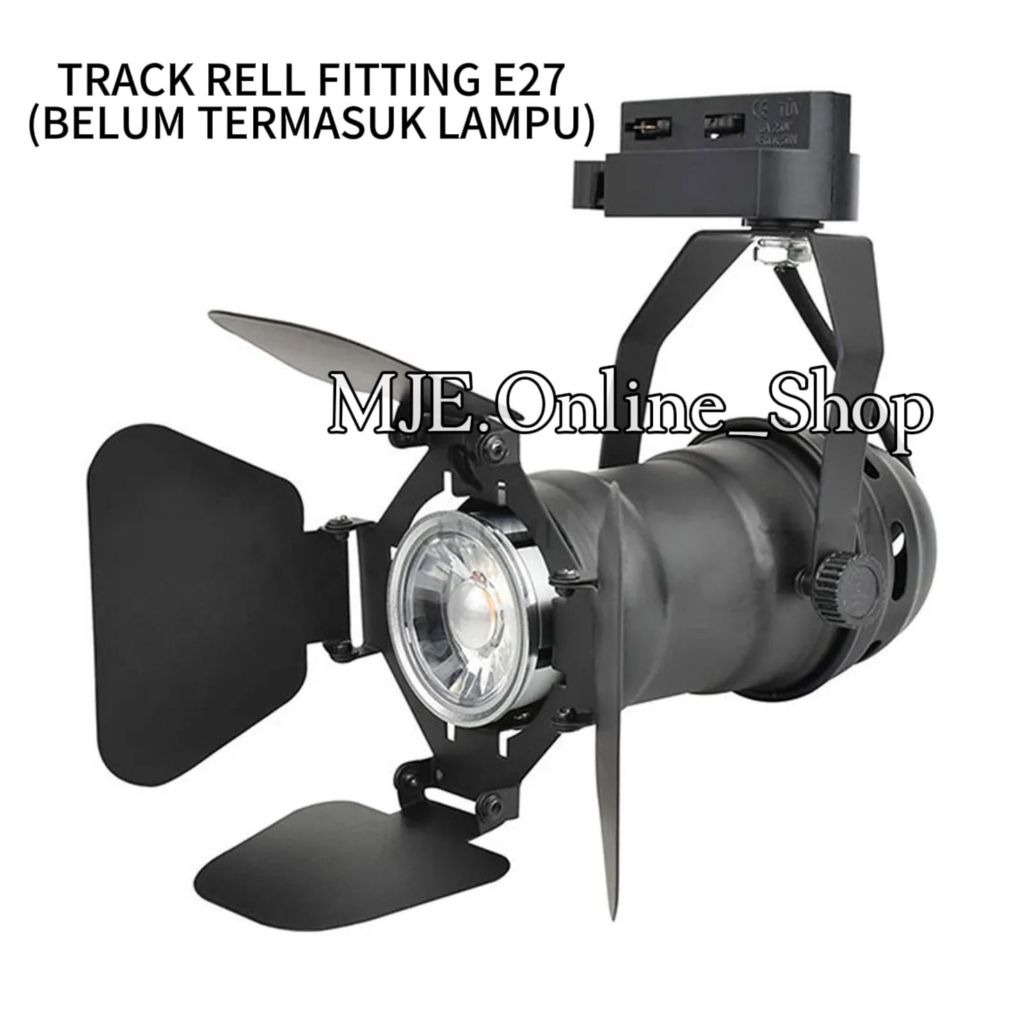 Jual KAP LAMPU SOROT TRACK RELL FITTING E27 / LAMPU STUDIO TRACK LIGHT ...