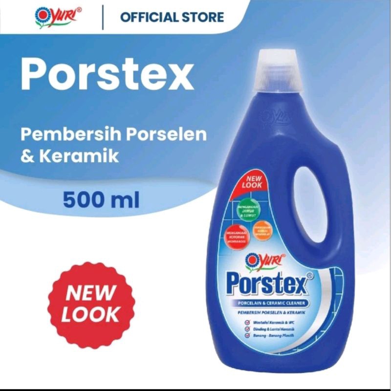Jual Yuri Porstex Porcelain & Ceramic Cleaner - Biru 500-1000 ml ...