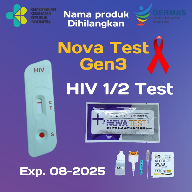 Jual HIV 1/2 Akurat Mandiri | alat uji HIV AIDS 1 Pcs/Set | Shopee Indonesia