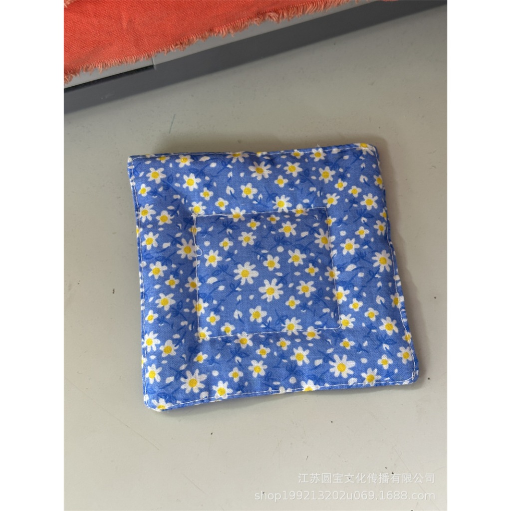 Jual Pretty Flower Coaster/Aesthetic Cotton Coaster/Aesthetic Korean ...