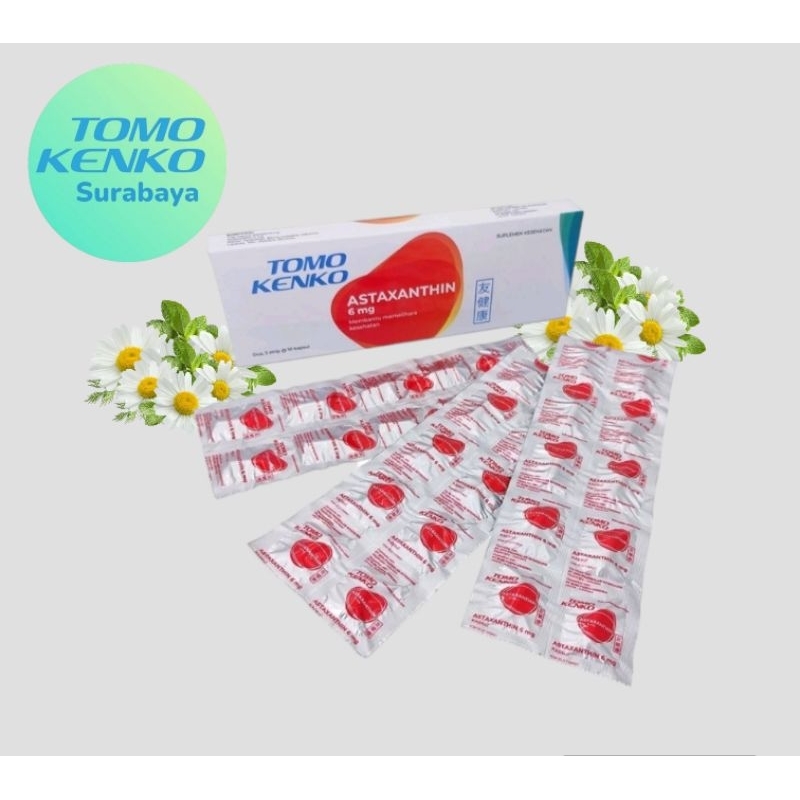 Jual Tomo Kenko Astaxanthin 6 mg | Daya Tahan Tubuh | Suplement Vitamin ...