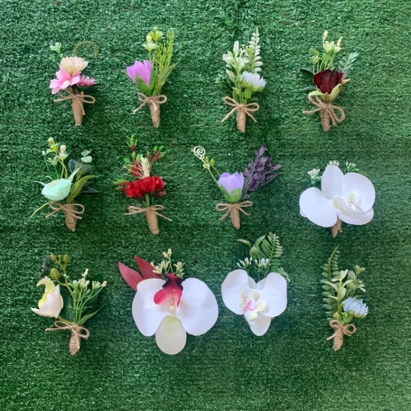 Jual PROMO Corsage korsase jas pria pengantin boutonniere premium murah ...