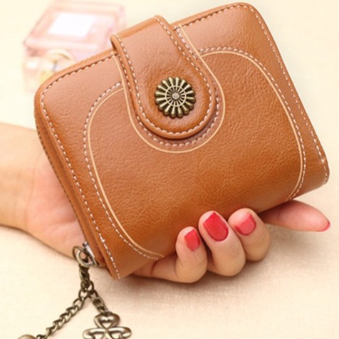 Jual Gaya Tanpa Mahal DOMPET KECIL PESTA KULIT COKLAT PREMIUM BRANDED ...