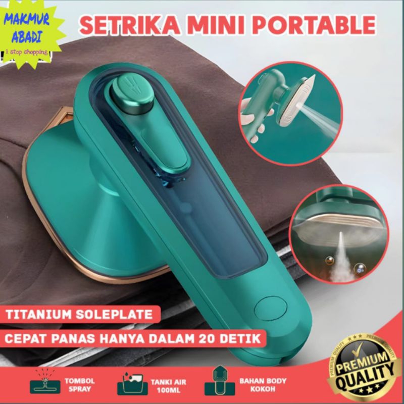 Jual Setrika Uap Mini Portable and Foldable Travel 2in1 Serbaguna ...