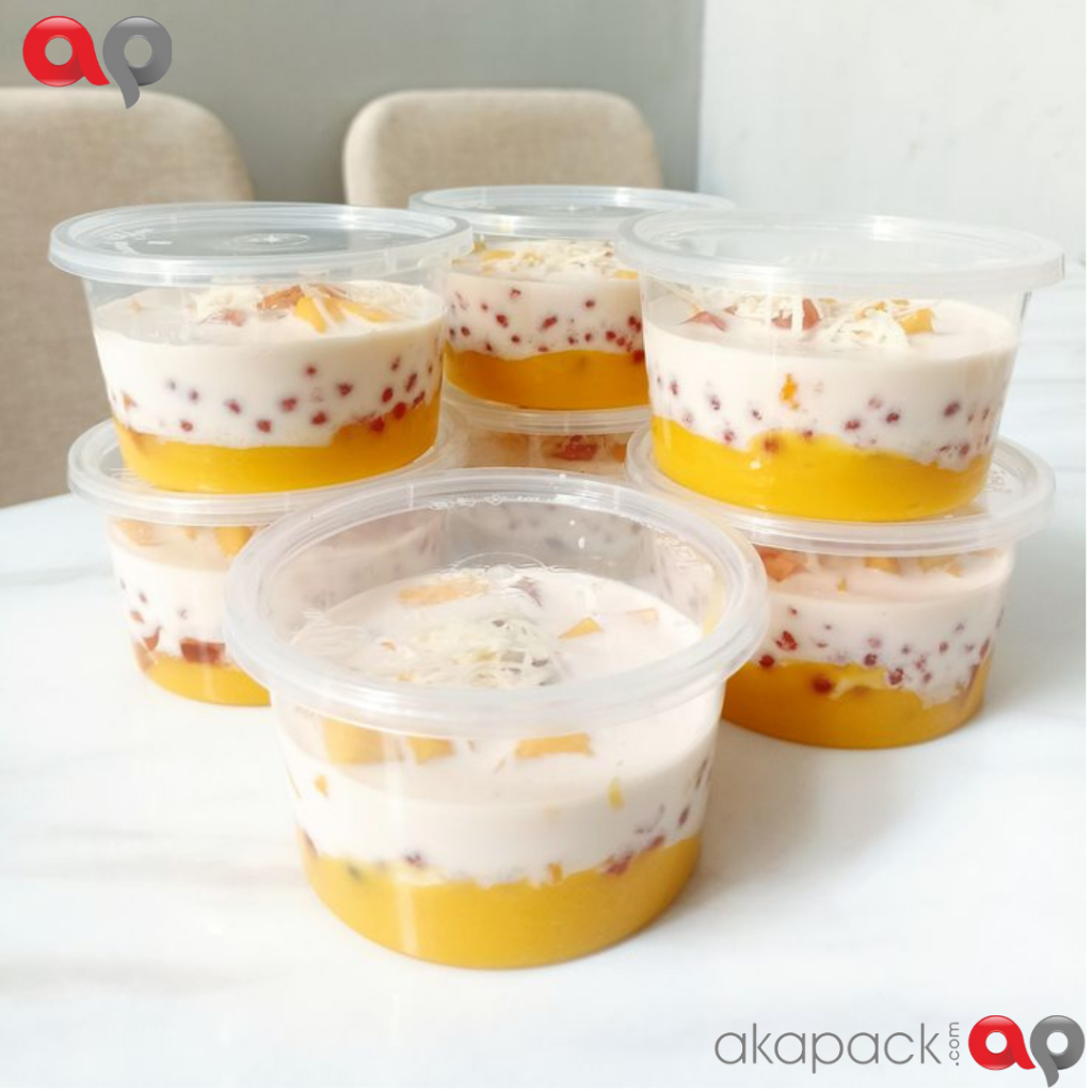 Jual (25pcs) Thinwall Round / Mangkok Datar KLIR 300ML | 400ML | 450ML ...