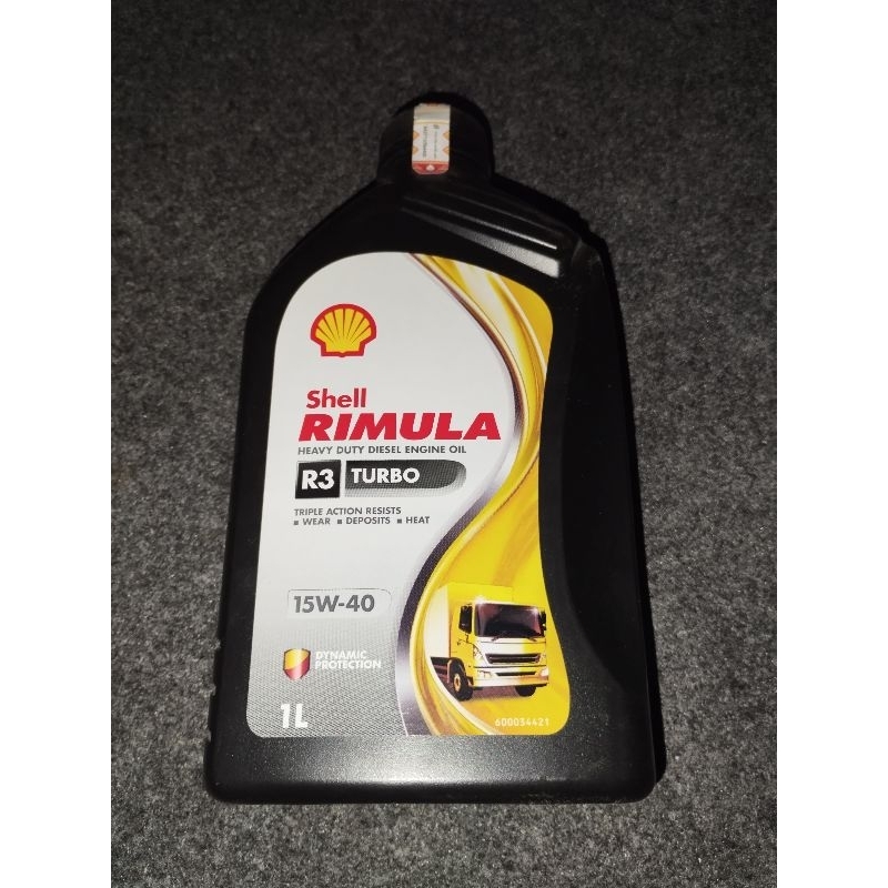 Jual Oli Shell Rimulai R3 Turbo 15W-40 1L | Shopee Indonesia