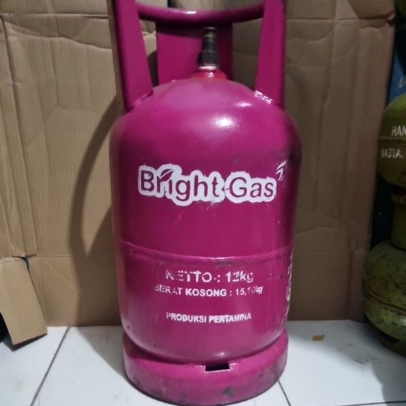 Jual Tabung Elpiji LPG Pertamina 12 Kg Bright Gas Tanpa Isi | Shopee Indonesia