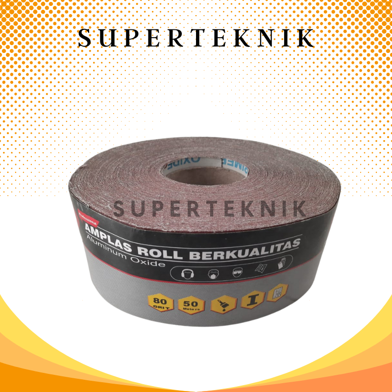 Jual Amplas Roll Primero Grit 80 / Amplas Rol Meteran 80 Primero 50 ...