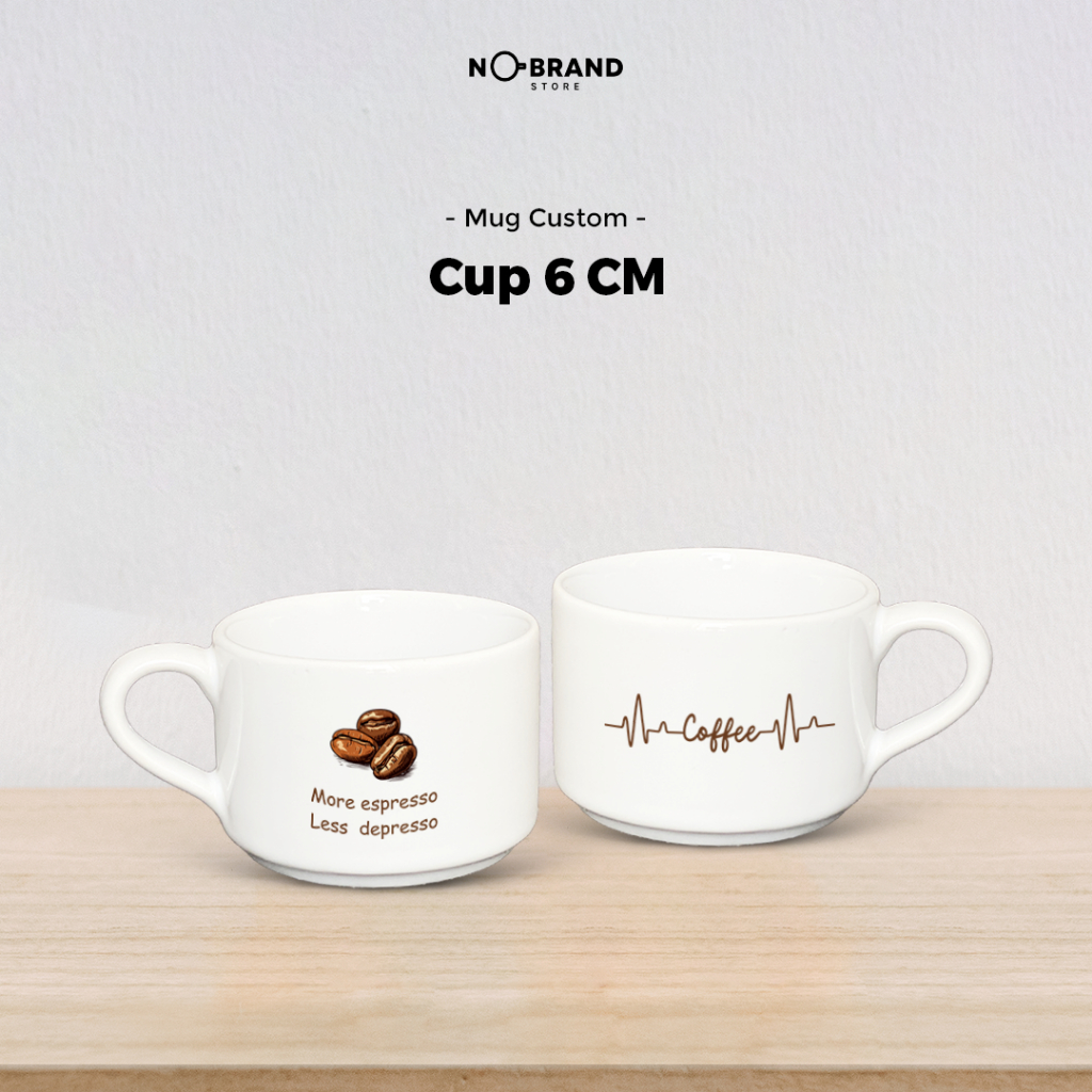 Jual MUG CUSTOM MUG SOUVENIR GELAS MUG CUSTOM KOPI MUG CUP 6 CM ...