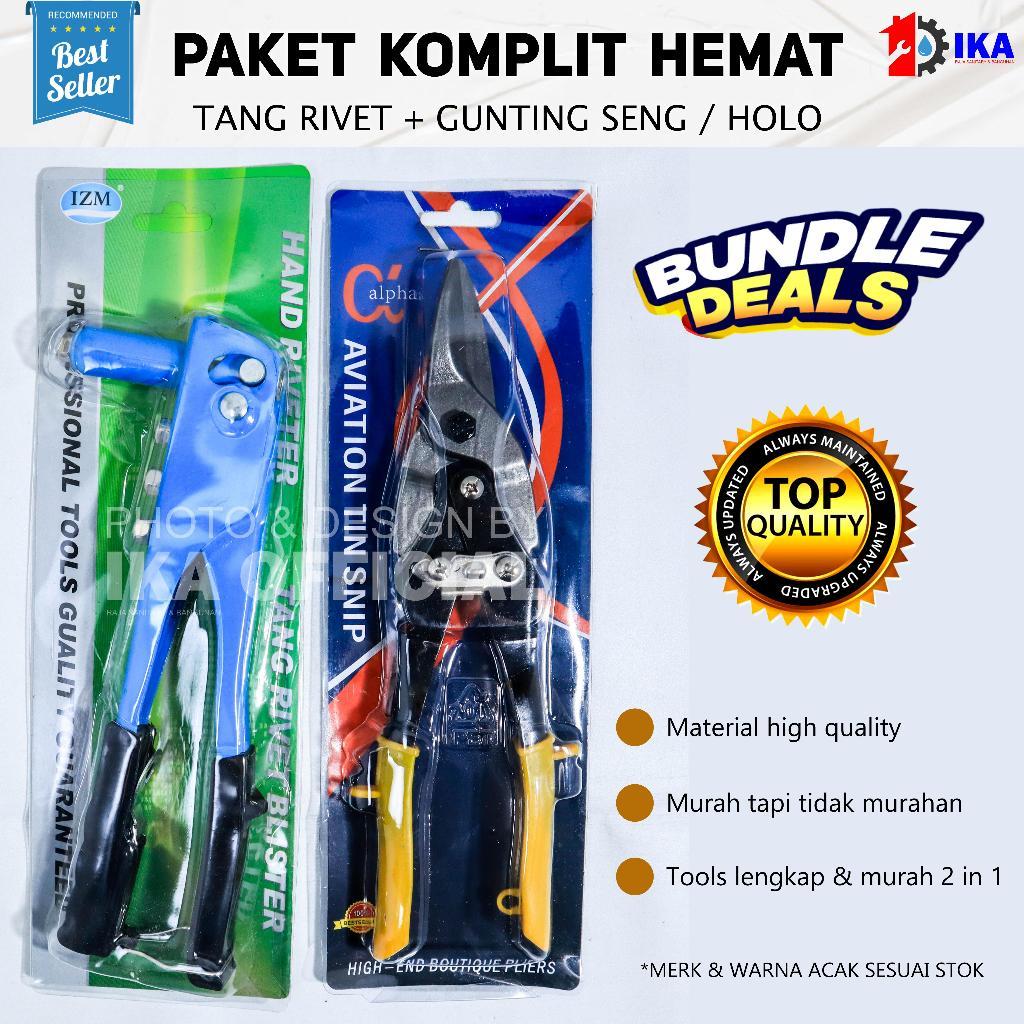 Jual Gunting Holo / Gunting Baja & Tang Rivet / Tang Ripet PAKET TANG ...