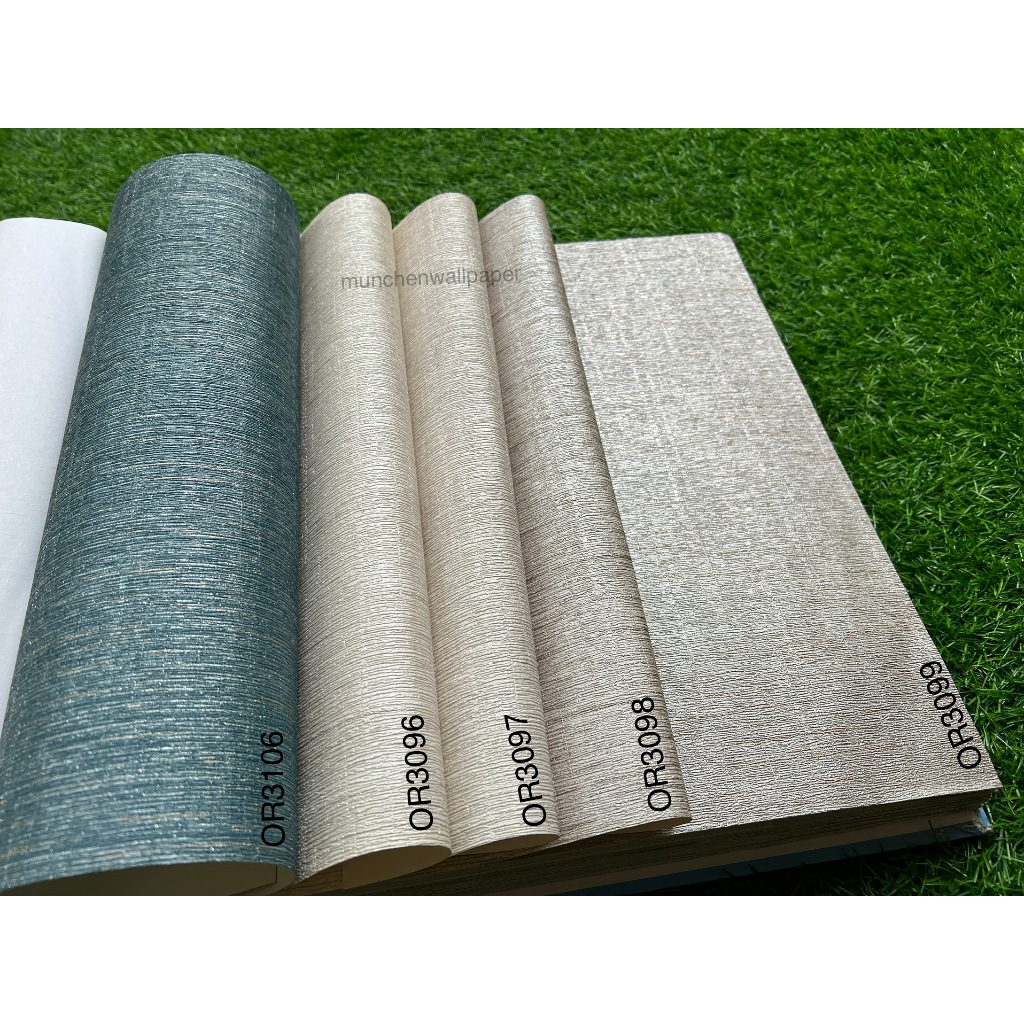 Jual Wallpaper Dinding Polos Texture Orange Silver Abu Mewah | Shopee ...