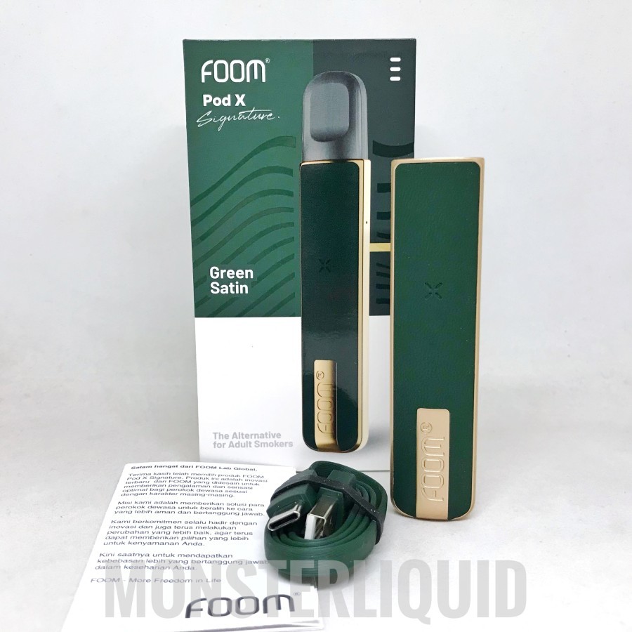 Jual FOOM POD X SIGNATURE POD KIT 600MAH BY FOOM LAB AUTHENTIC | Shopee ...