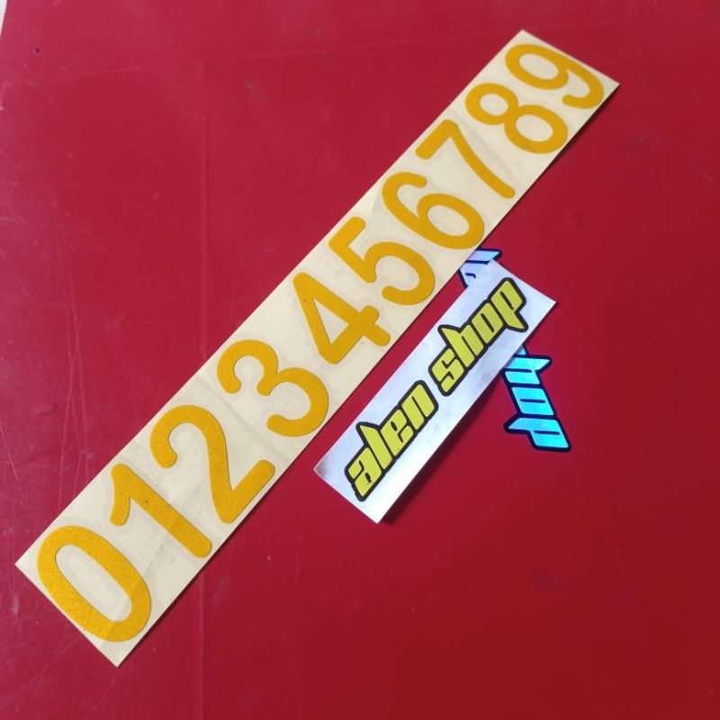 Jual STIKER CUTTING ANGKA | Shopee Indonesia