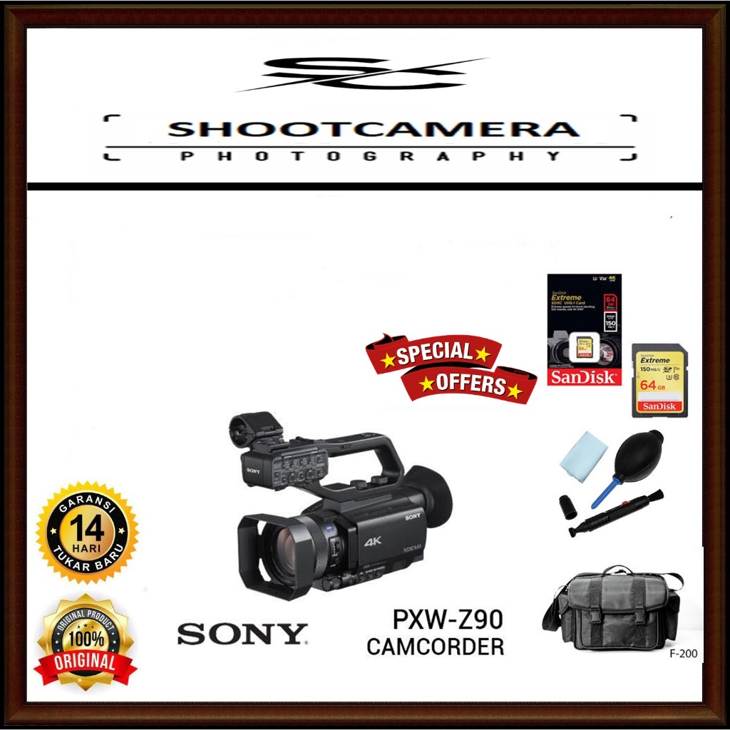 Jual SONY PXW-Z90 4K HDR XDCAM WITH FAST HYBRID AF - HANDYCAM SONY PXW Z90 4K | Shopee Indonesia